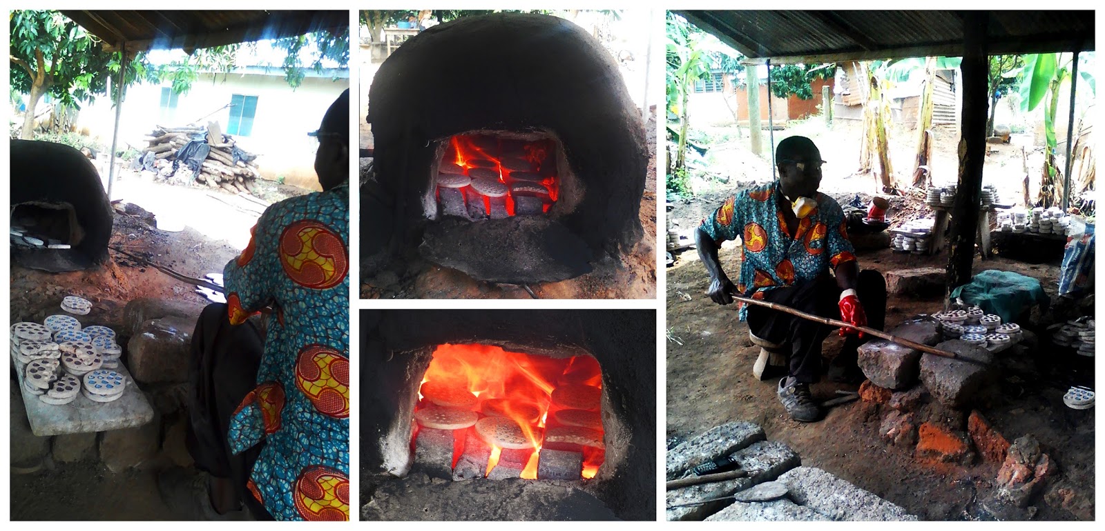 Textile Candy: Krobo-Odumase market/ traditional bead making workshop