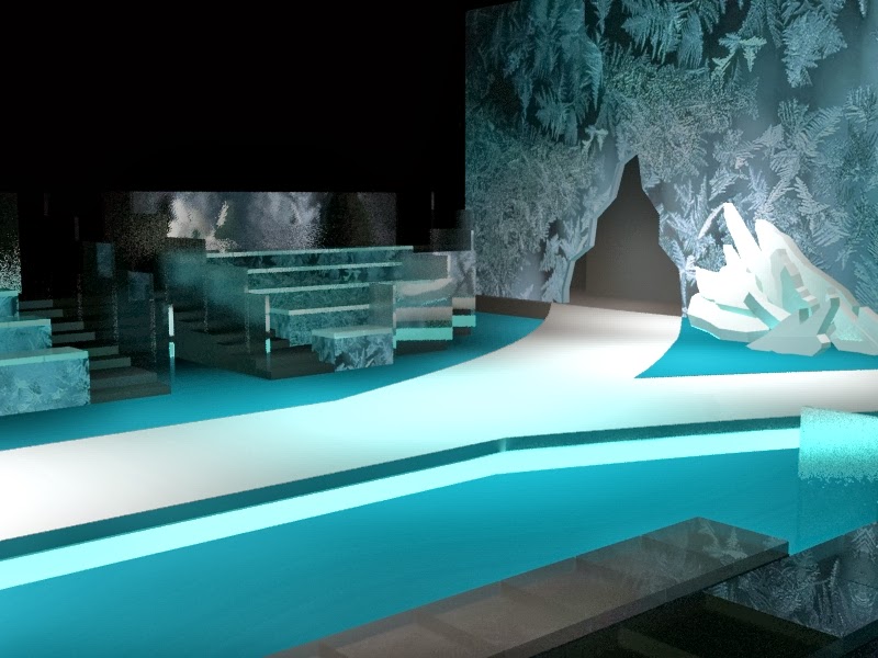 Allestimento per sfilata di moda