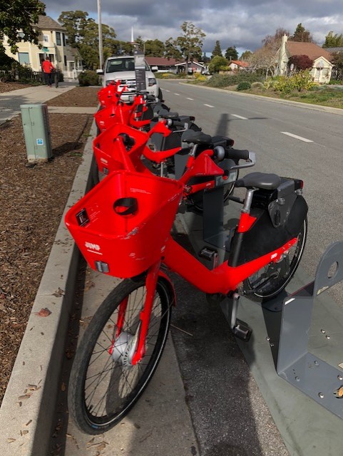 *Terra Garden*: Cheerful Red E-Bikes in My Town