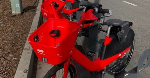*Terra Garden*: Cheerful Red E-Bikes in My Town