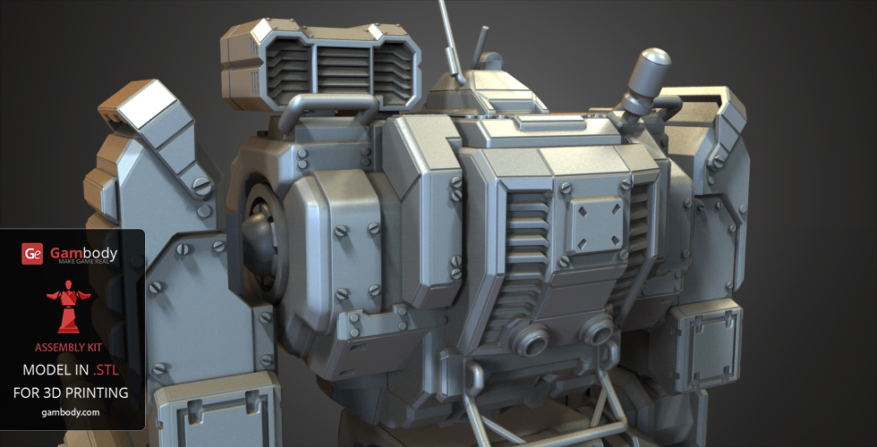 MechWarrior - Battlemaster 3D Printable Model | Nixon's 3D Models