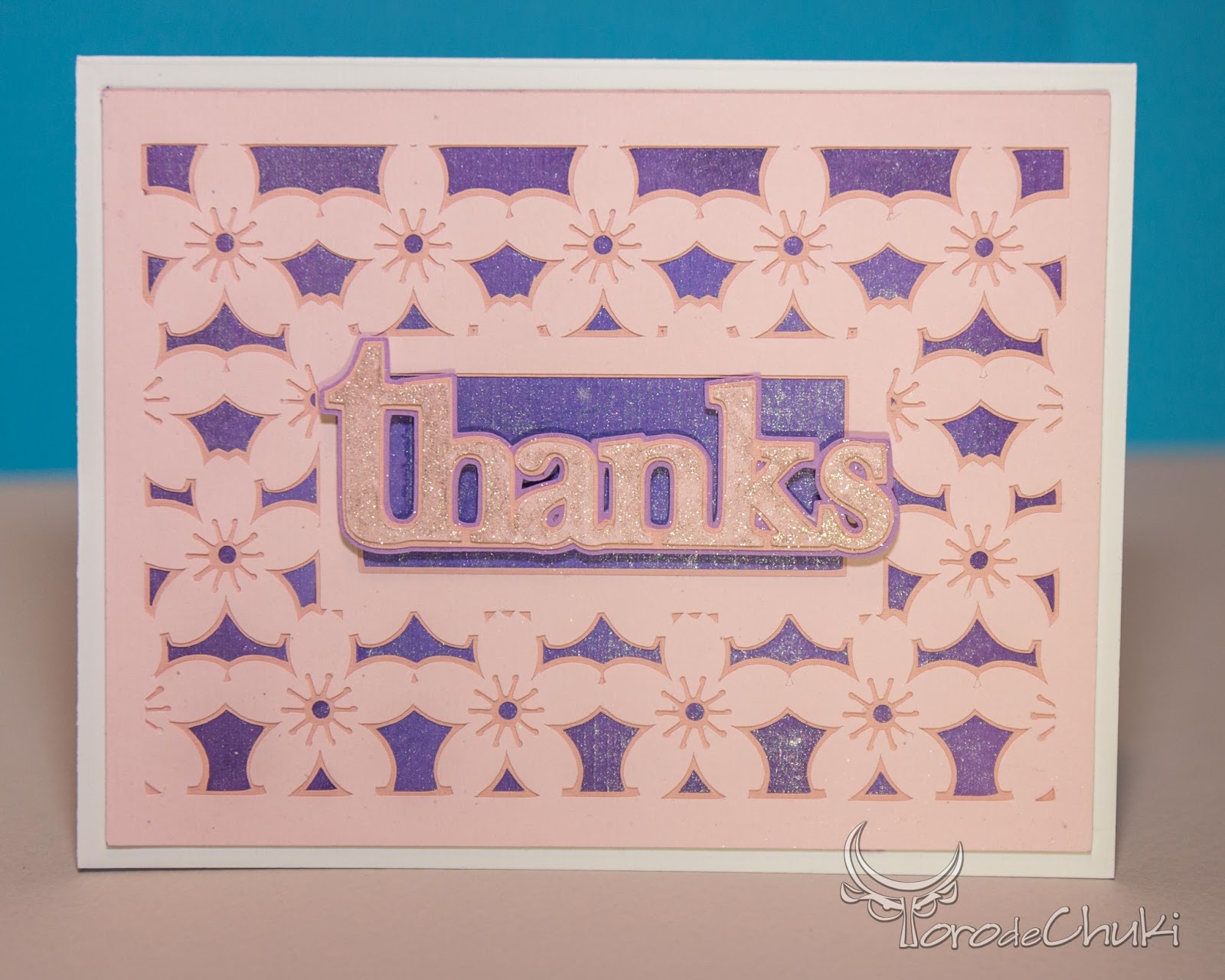 Awesome SVGs: Sakura KIT KAT inspired Thank You/Gracias Card