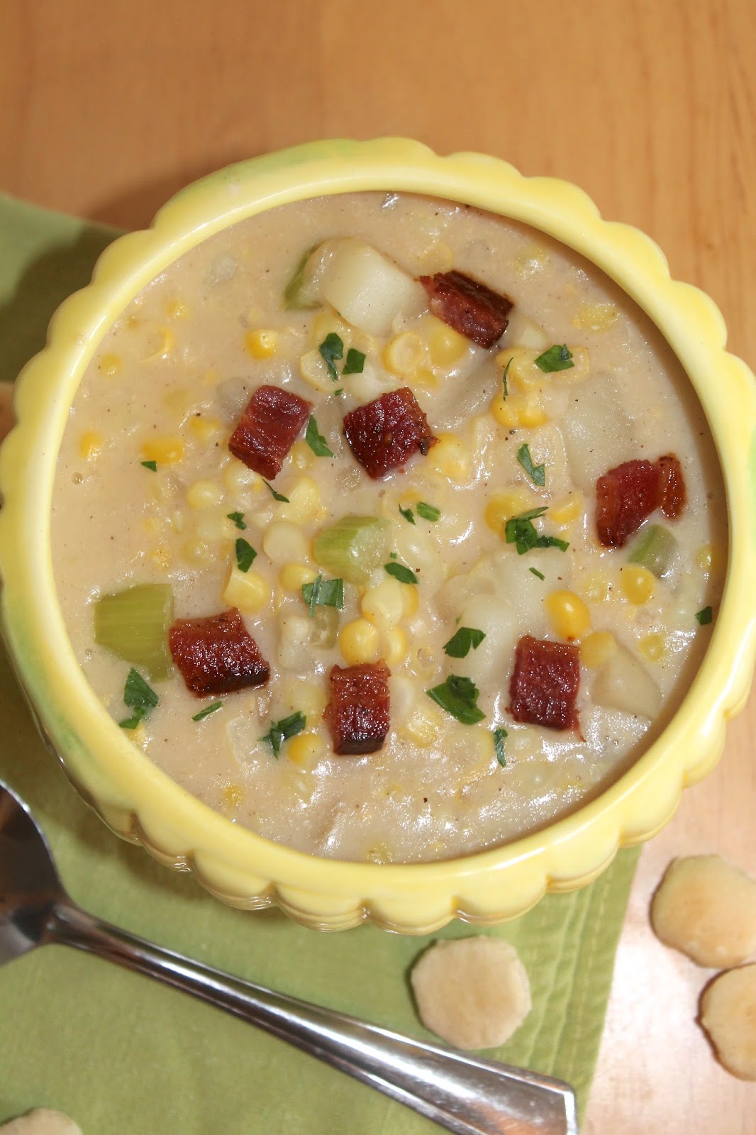 Savory Moments: Sweet corn chowder