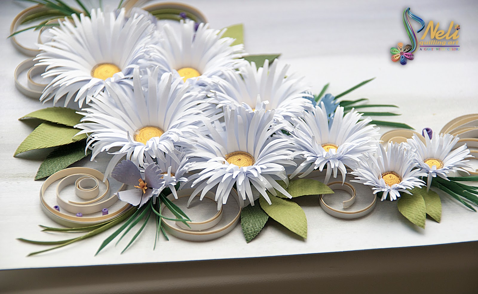 Neli Quilling Art: Daisies