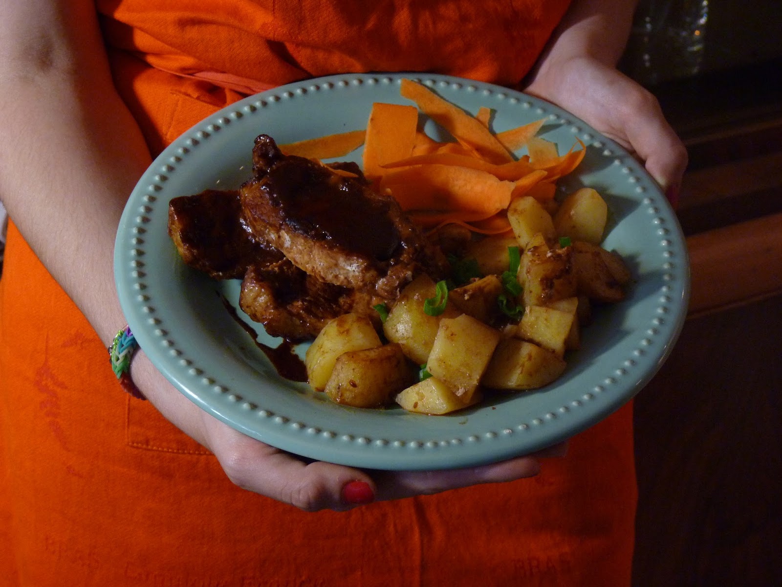 Mery en la cocina: Receta de carré de cerdo en salsa de vino tinto