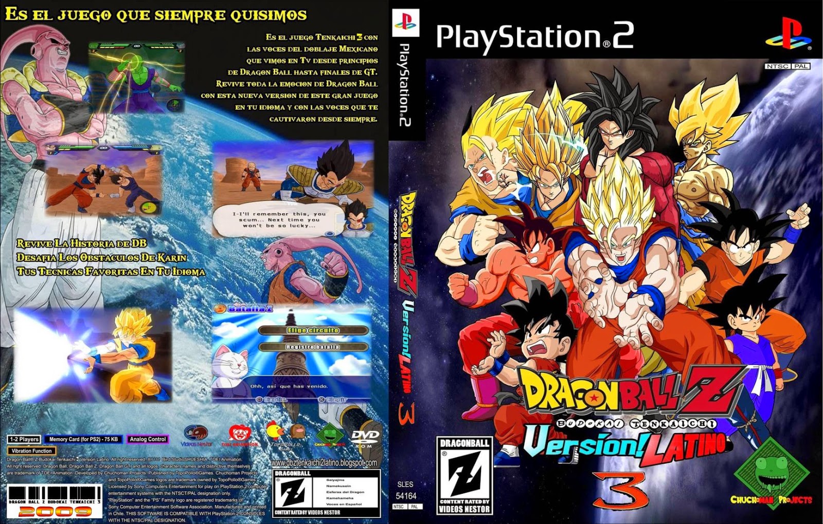 Software y algo mas +: Dragon Ball z Budokai Tenkaichi 3 latino (PS2)
