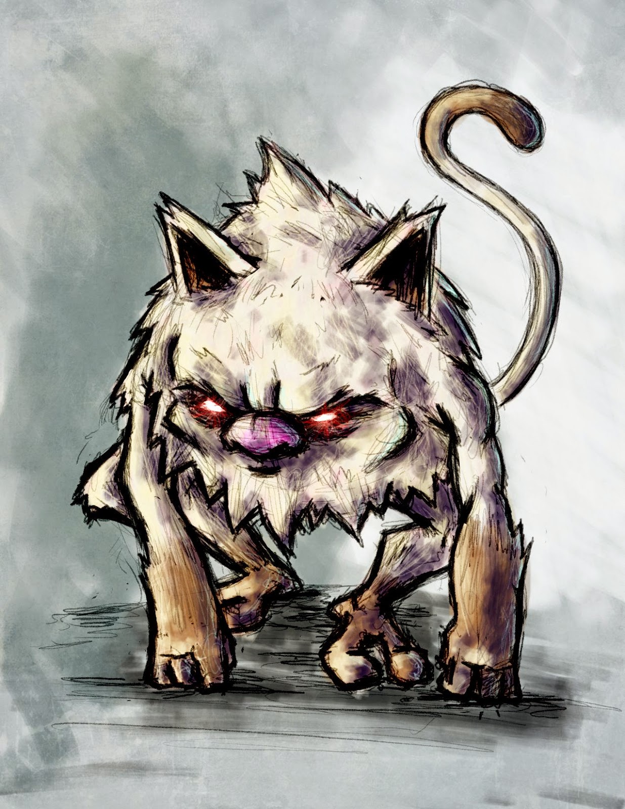 Mankey by Borja Torres http://leftdoorstudio.blogspot.com.es/ #mankey # ...