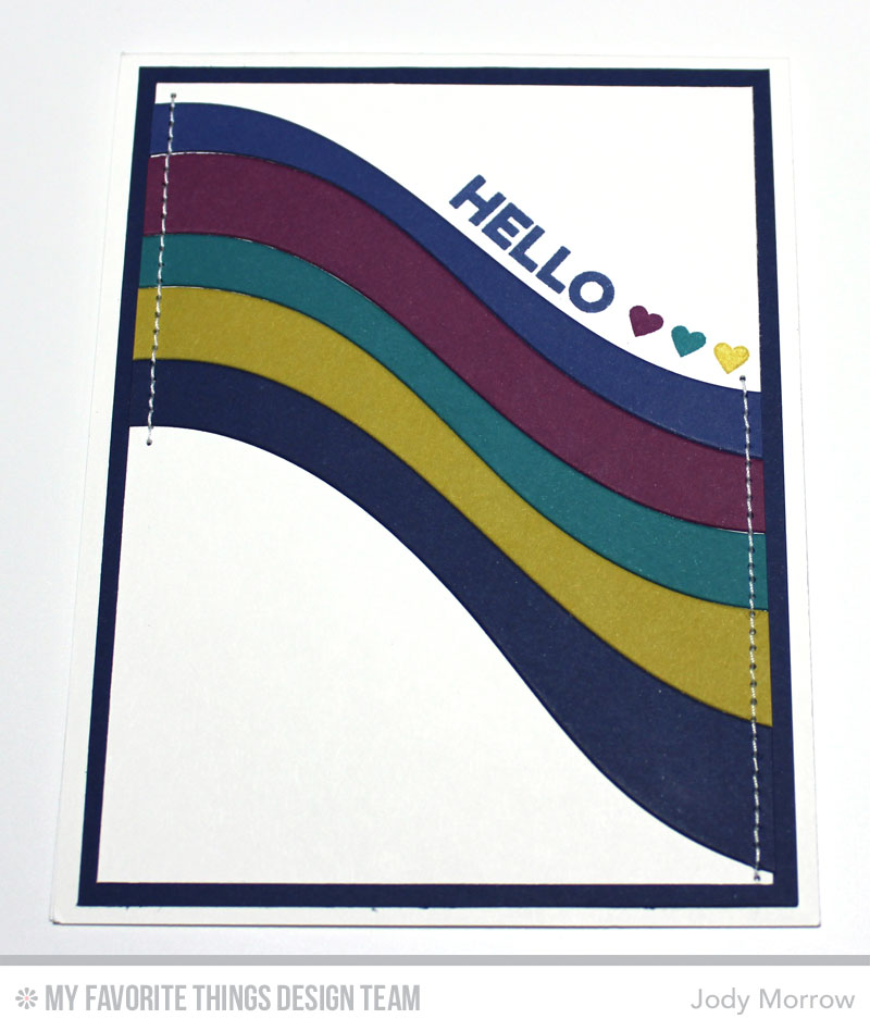 Confessions of a Ribbon Addict: Wavy Greetings