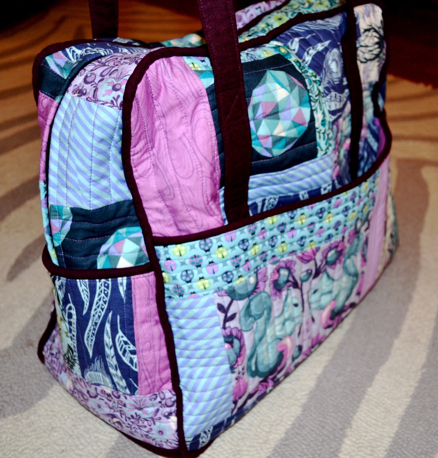 Sew E.T.: Amy Butler Weekender Bag Finished!!
