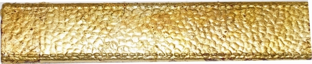 The gold leaf finish