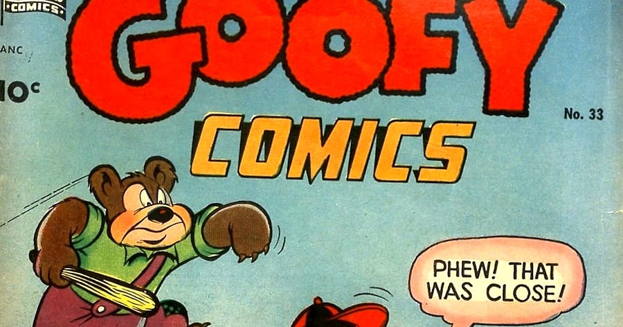 Goofy Comics #33 - Frank Frazetta art - Pencil Ink