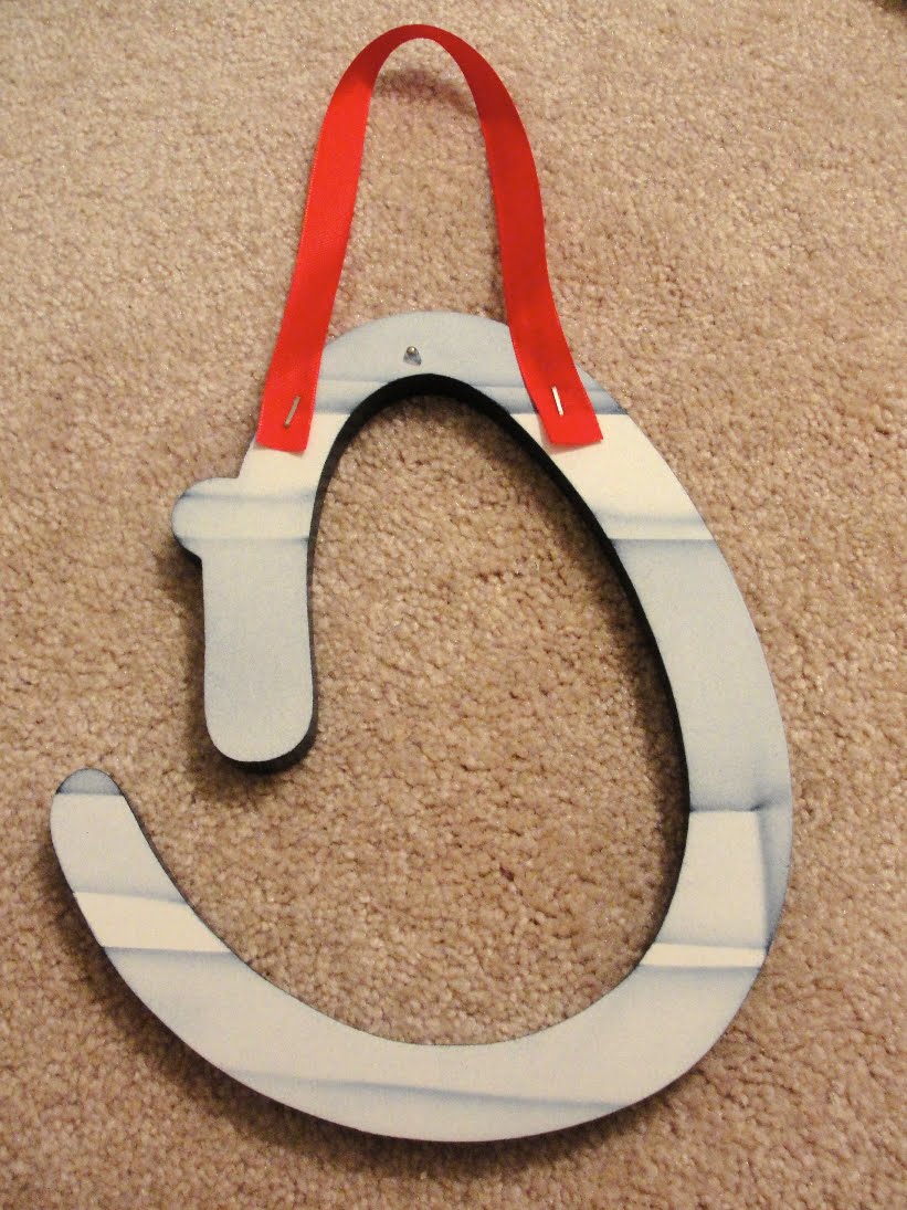 The Pursuit of Happiness: DIY Hanging Wall Letters