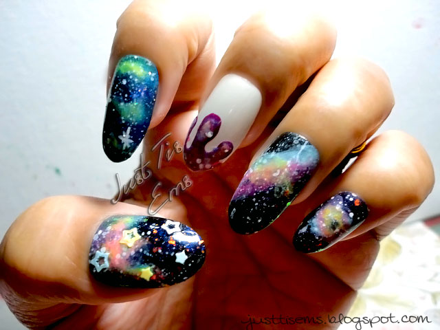 Just Tis Ems: Nails: Take a trip with me to outer-space!