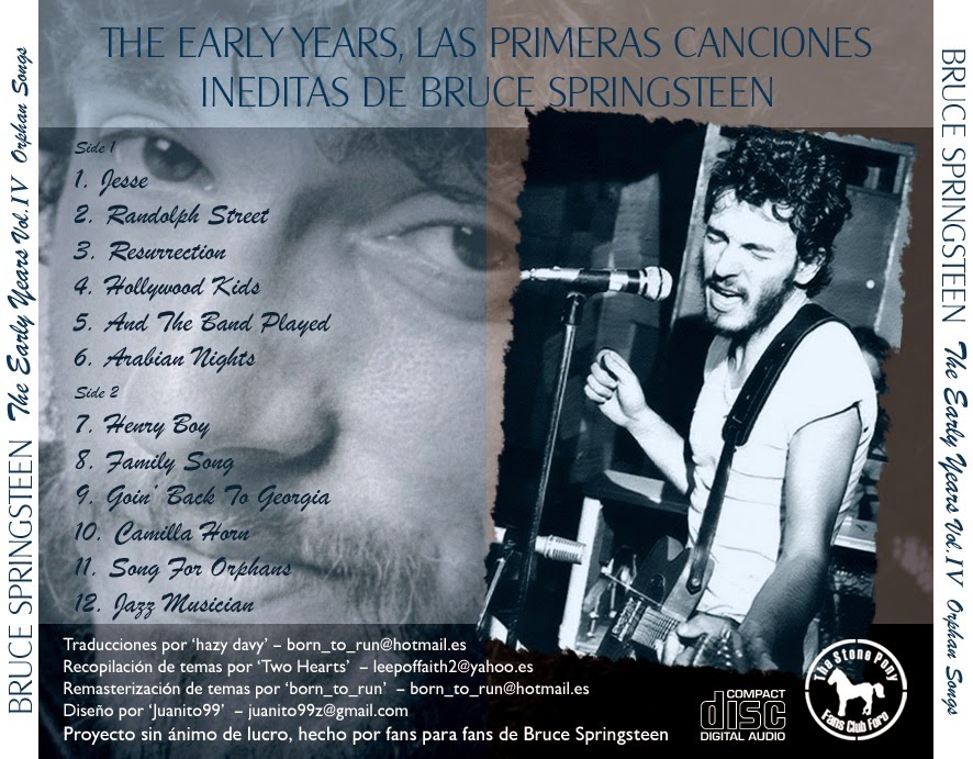 T.U.B.E.: Bruce Springsteen - The Early Years (VAR/FLAC) 4 CDs