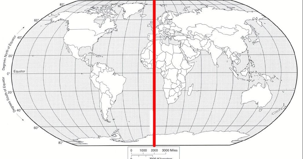 Prime Meridian passes through ~ Udan