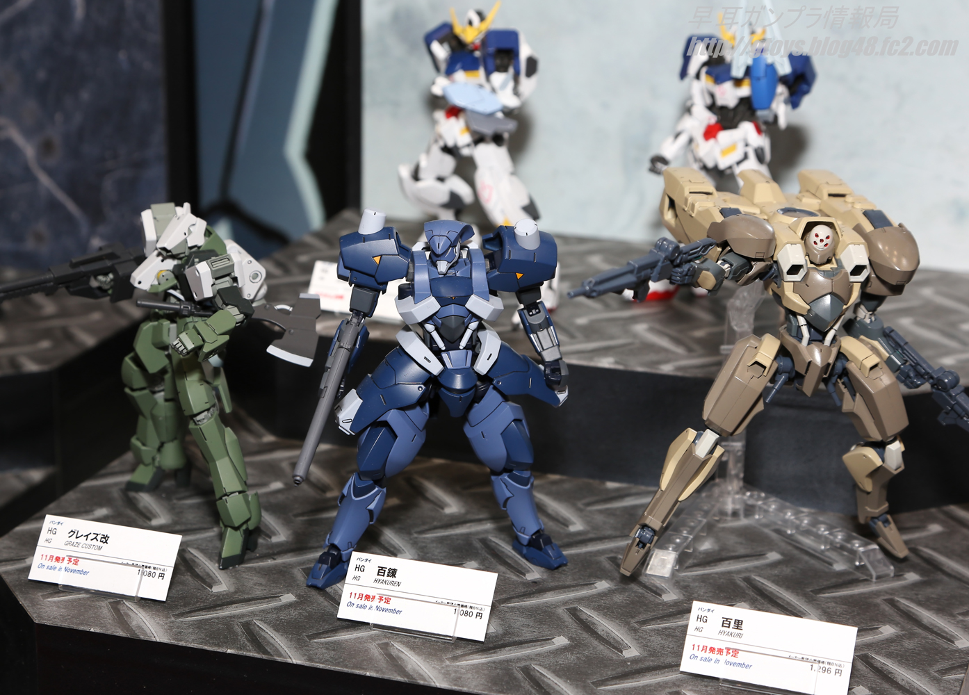 GUNDAM GUY: HG 1/144 Hyakuren - On Display @ All Japan Model & Hobby ...