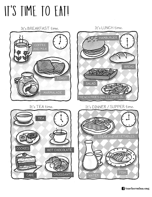 Teachermina: it's time to eat!