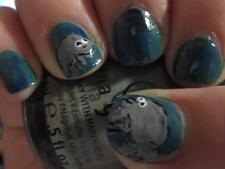 Lit from Within: Manatee Nails!