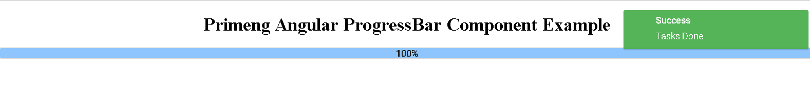 Primeng -Learn Angular Progressbar Example | Cloudhadoop
