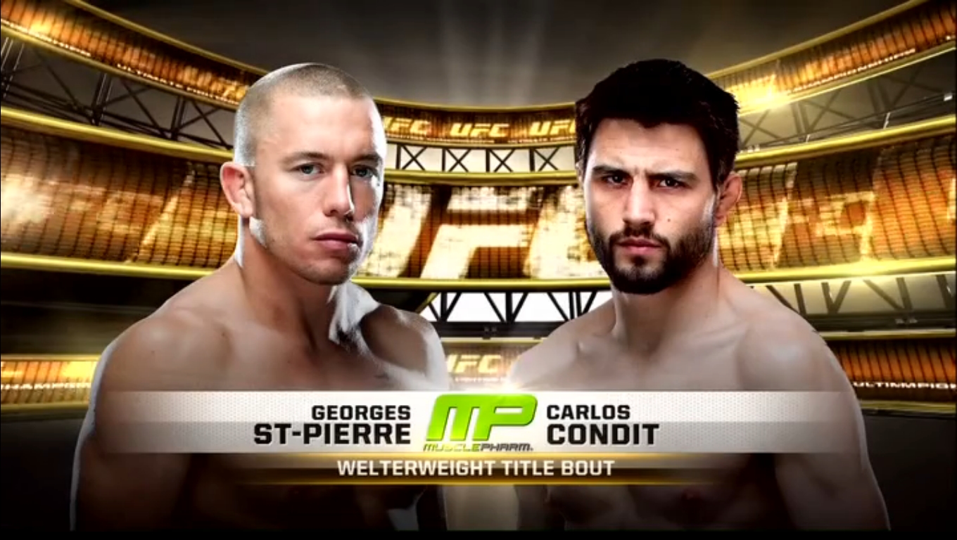 Todas as Lutas Full Fight: Georges St-Pierre vs Carlos Condit Full ...