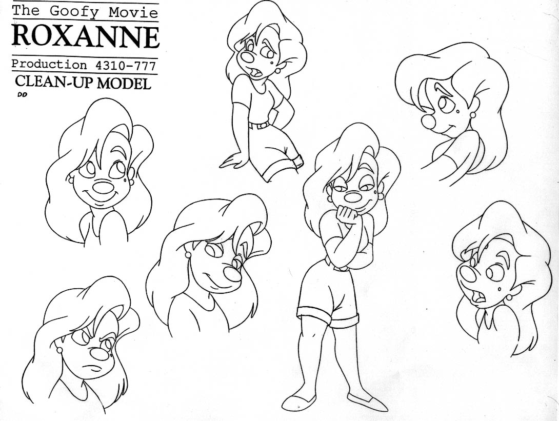 Living Lines Library: A Goofy Movie (1995) - Model Sheets