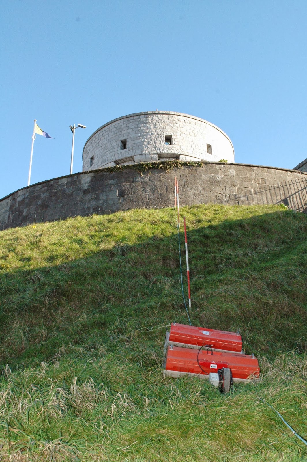 Drogheda Museum News & Views: Geophysical Survey at Millmount