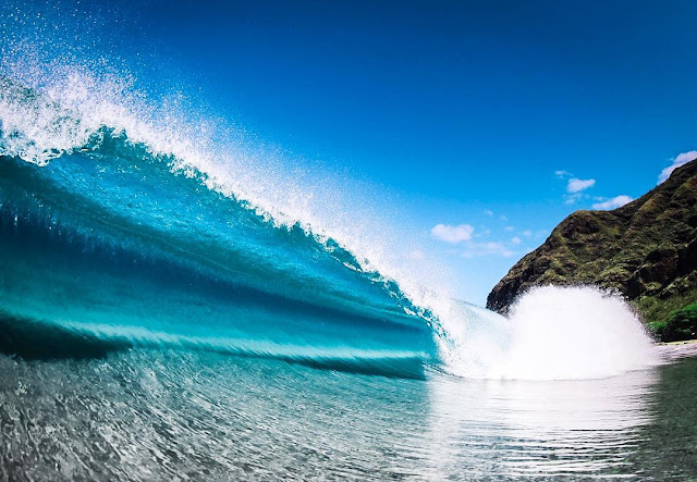 Clean and clear waves, excellent footage from Nolan Omura