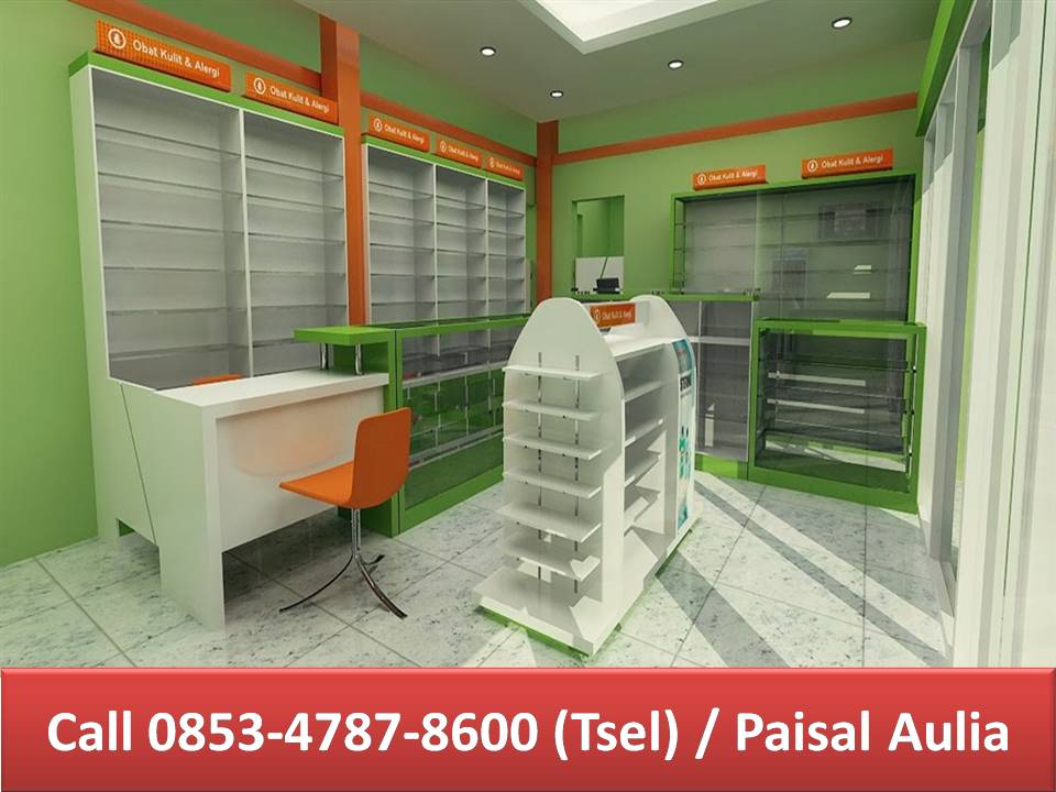 Pembuatan Furniture Apotek Banjarmasin, Desain Interior Apotek - Desain ...