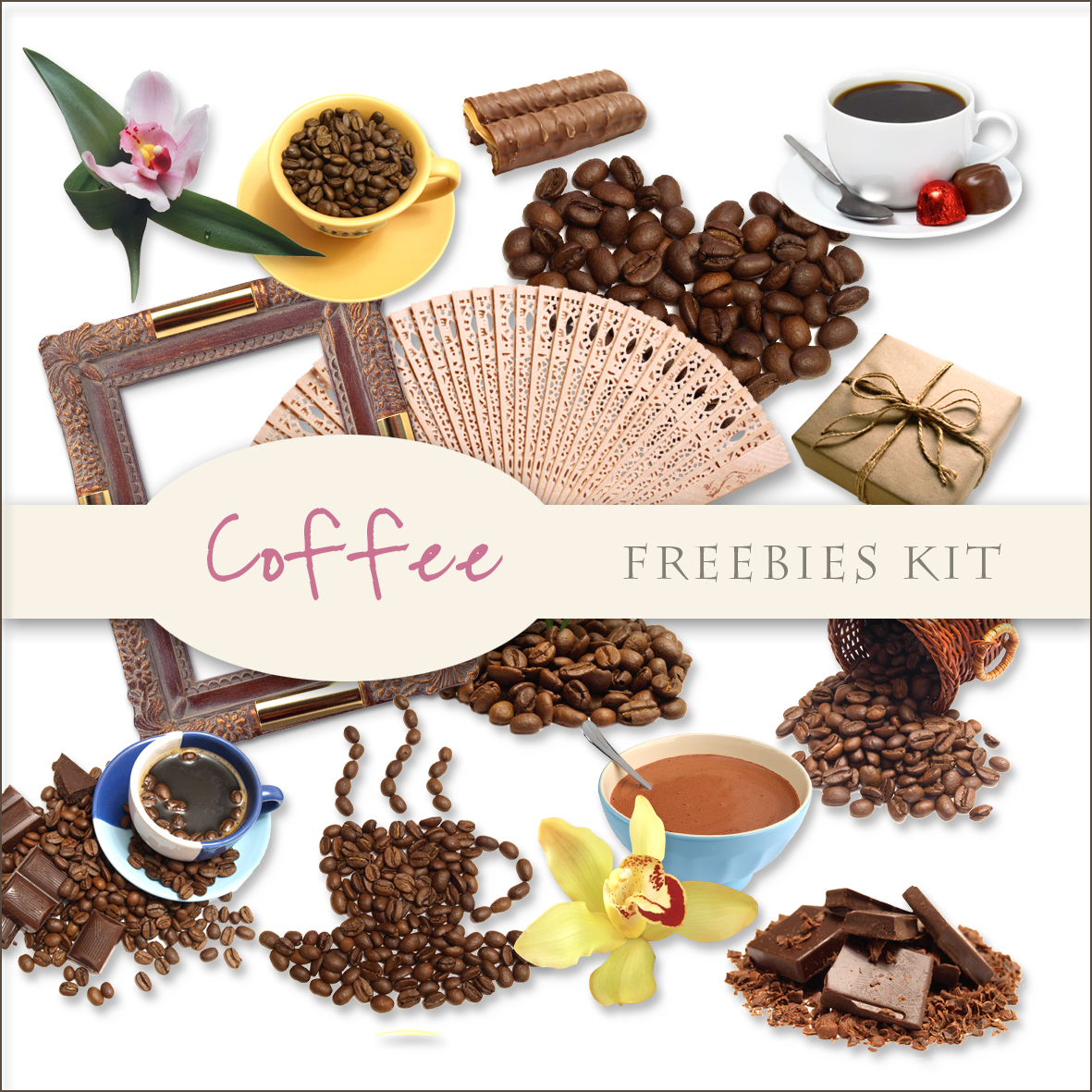 Scrap. DOT: Freebies Coffee Kit