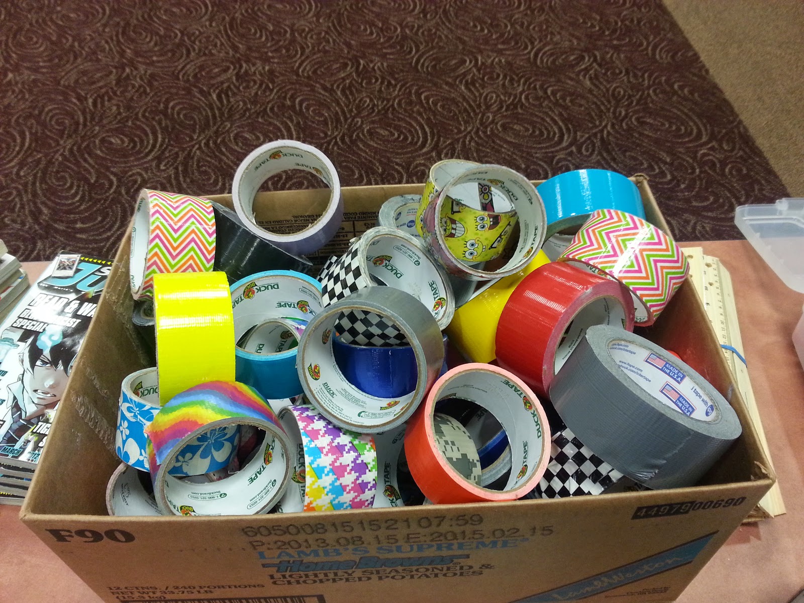 Literary Commentary: Anime Club: Manga Duct Tape Wallets