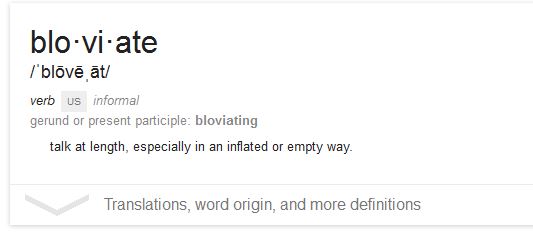 MadSnapper: Bloviator...