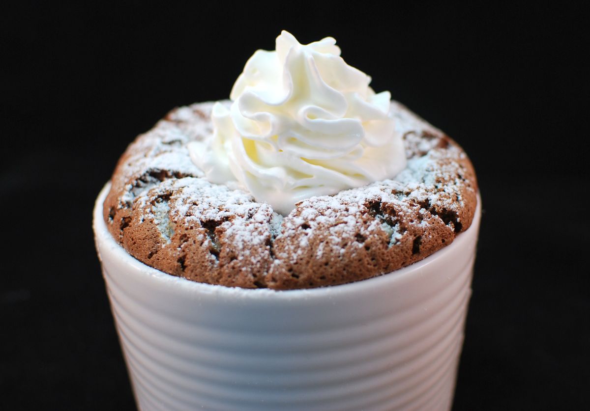Decadent Chocolate Souffle for Two ~ Sis Bliss