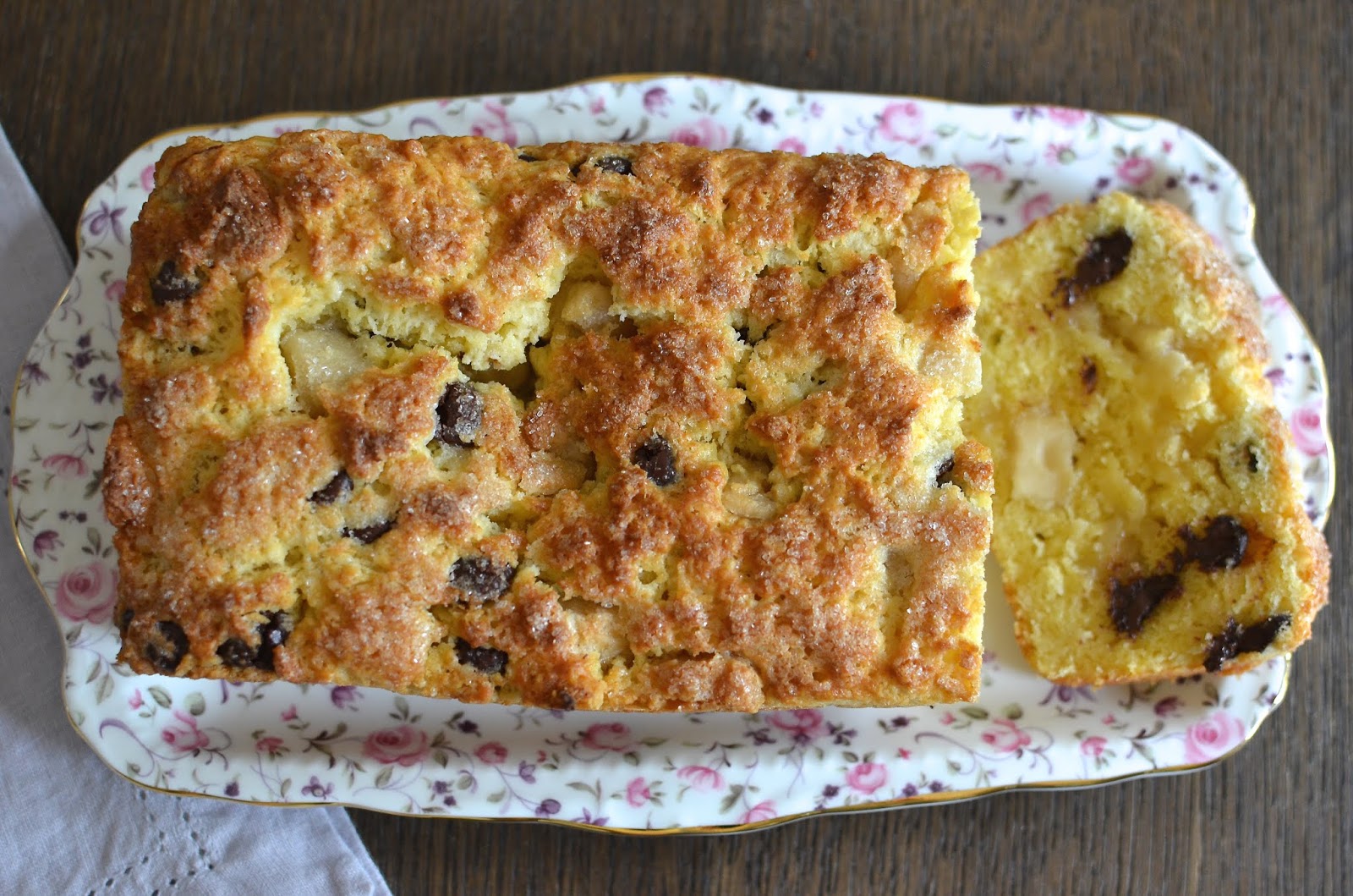 Playing with Flour: Chocolate marzipan scone loaf