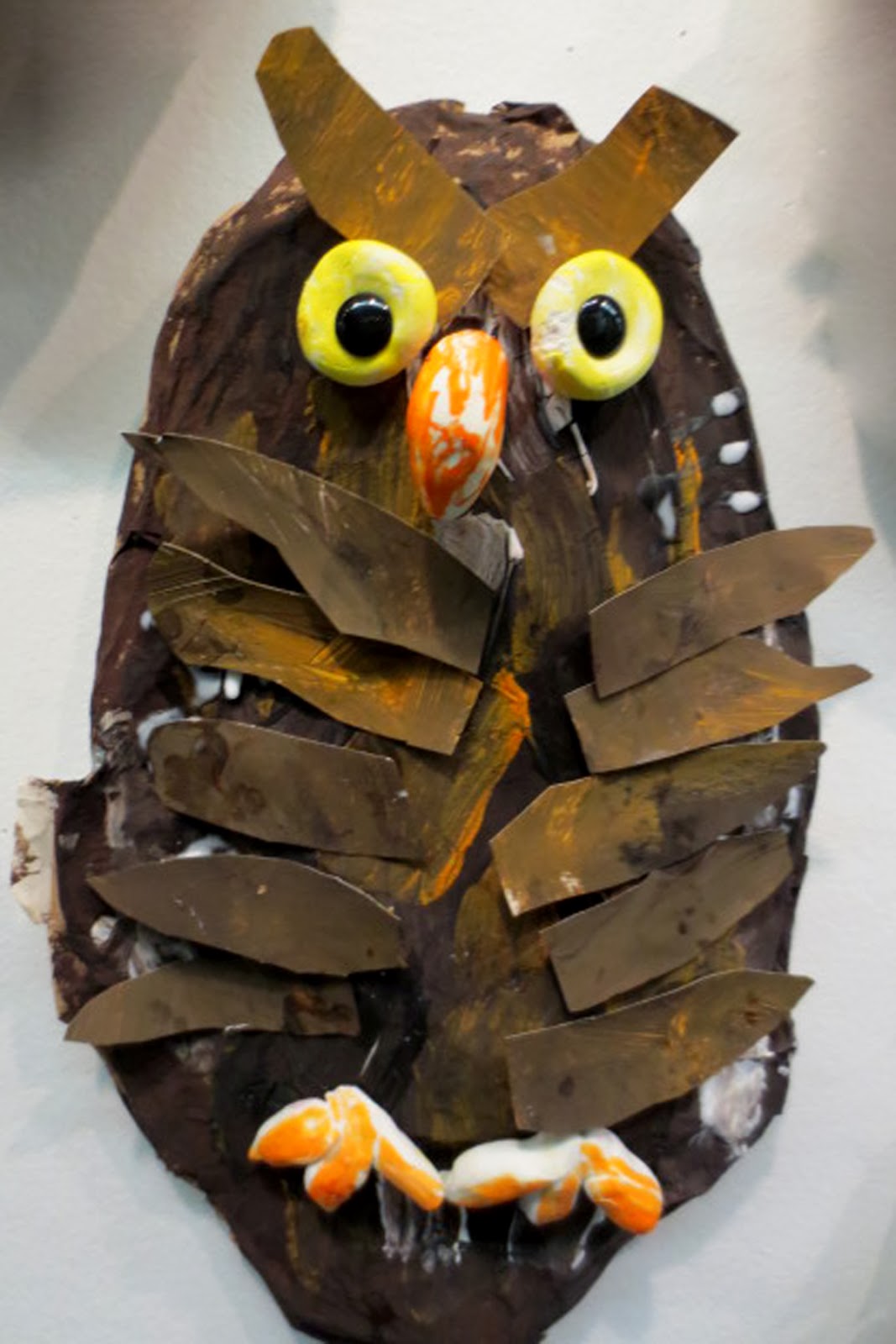 Mrs. Nohelty's Art Lab: 1st Grade Paper Mache - Owl Moon