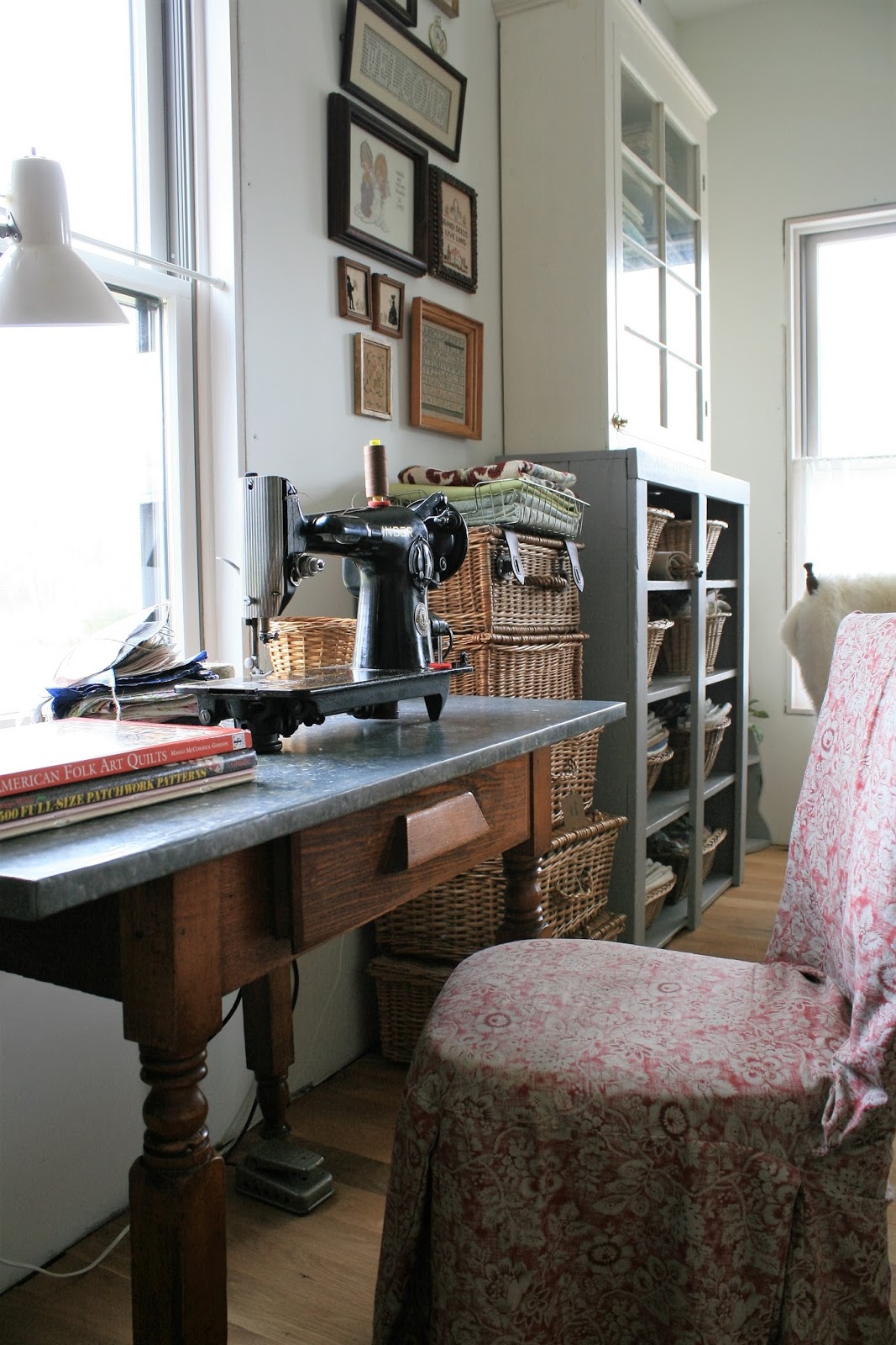homespun living: in the new workroom