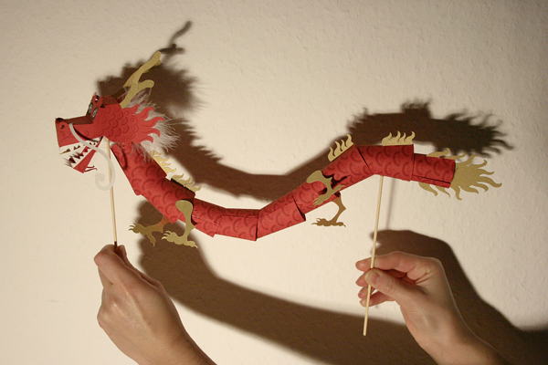 Paper Toy - Chinese New Year Dragon - Papercraft4u | Free Papercrafts ...