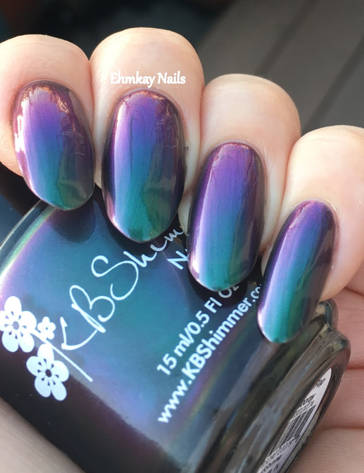 ehmkay nails: KBShimmer Multichromes, Swatches and Review