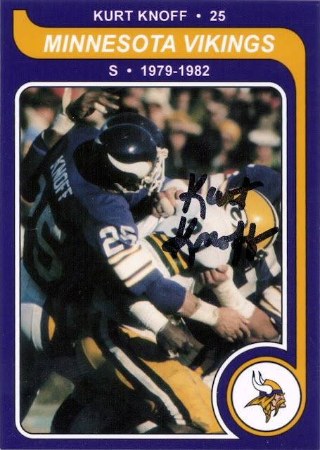 Minnesota Sports Autograph Project: KURT KNOFF