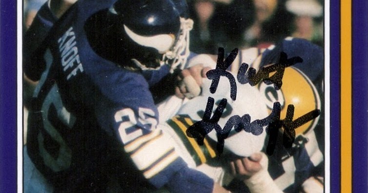 Minnesota Sports Autograph Project: KURT KNOFF