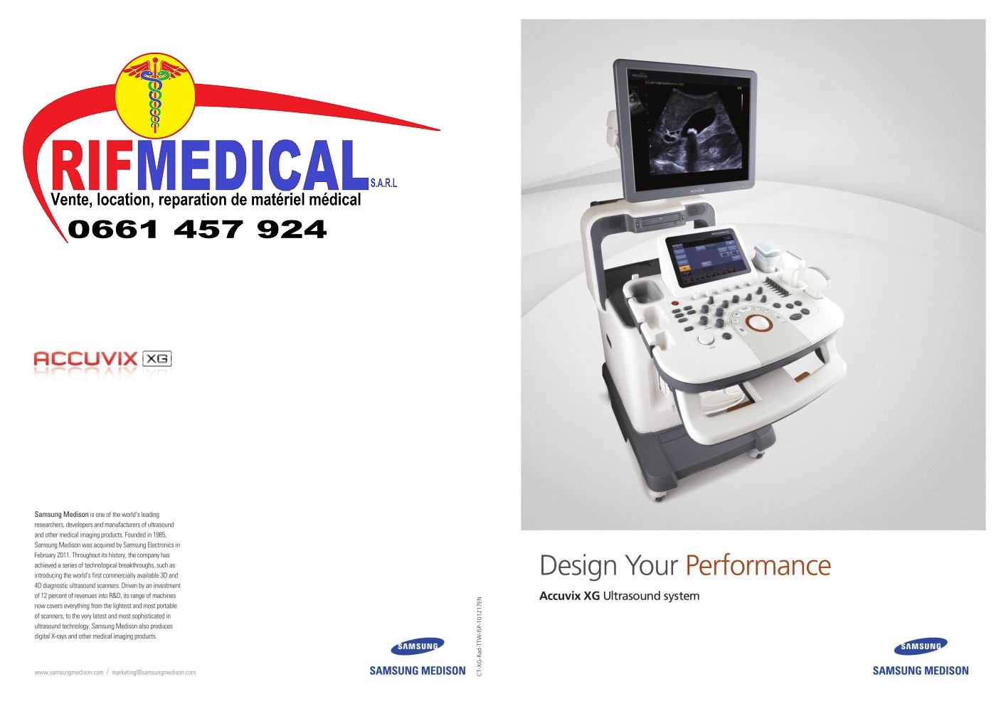 Rif Medical Sarl Echographie Maroc Occasion Matériel Medison Accuvix Xg