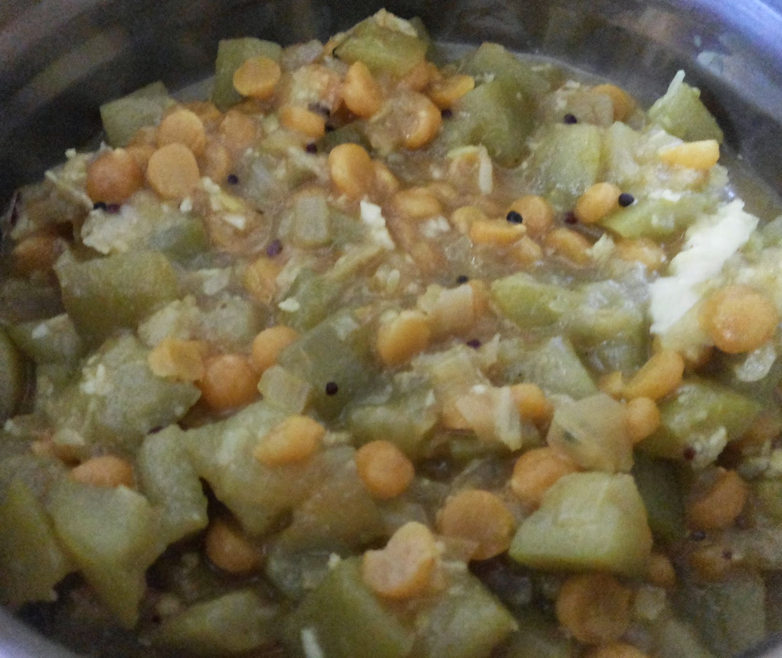 Deepa’s Kitchen: Dudhi Chana Bhaji