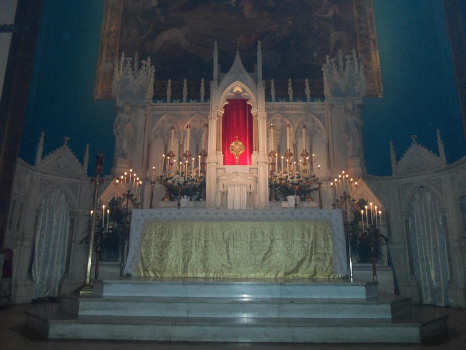 Traditional † Catholicism: 40 HOURS DEVOTION - CHURCH OF THE HOLY ...