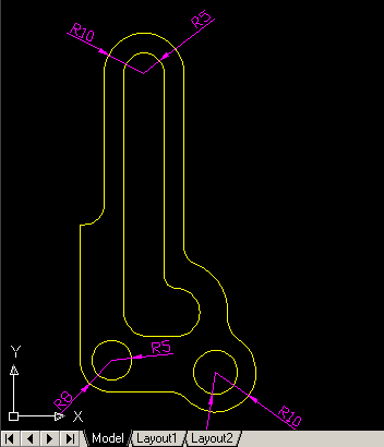 AUTO-CAD MATERIAL: Examples of finished 2D drawings