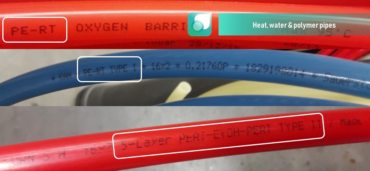 Tandem modernity, warm floor and PERT pipe