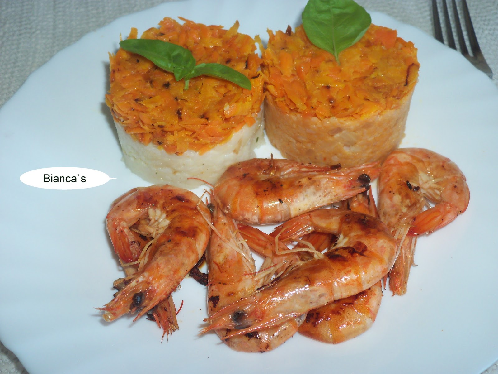 Creveti cu orez si morcovi sote ~ Bucataria din casa mea.