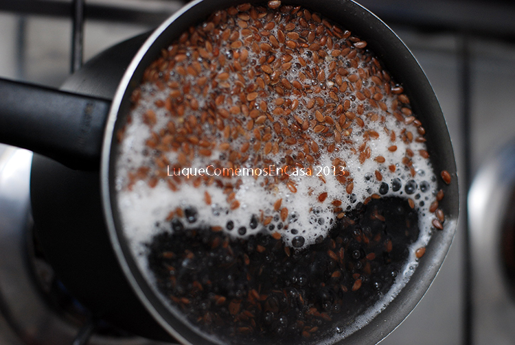 LuqueComemosEnCasa: Agua de linaza con limón