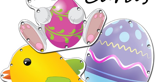 Free Easter Lacing Cards | Totschooling - Toddler, Preschool ...