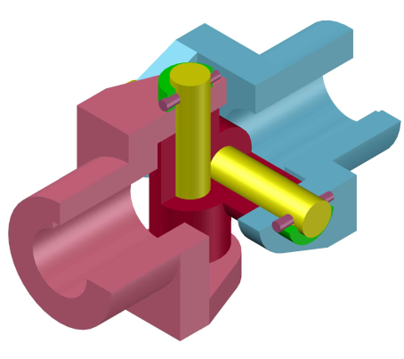 Machine Drawing: Universal coupling