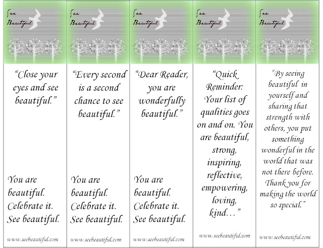 Pay It Forward Freebie: See Beautiful Bookmarks