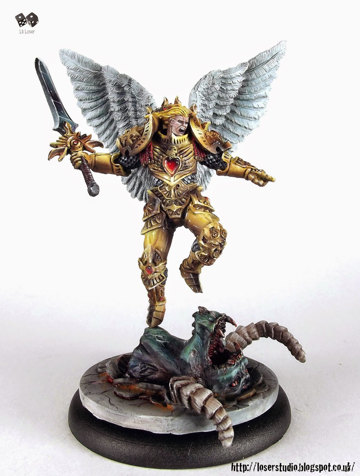 Sanguinius Lord of the Blood Angels Legion. The Angel Knight ...